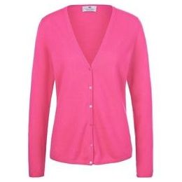 Strickjacke aus 100% Premium-Kaschmir Modell Cora Peter Hahn Cashmere pink, 38