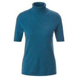 Rollkragen-Pullover aus 100% Premium-Kaschmir Peter Hahn Cashmere türkis, 44