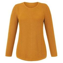 Rundhals-Pullover Emilia Lay gelb, 50