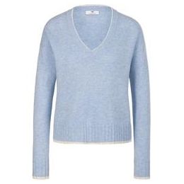 V-Pullover Peter Hahn blau, 44