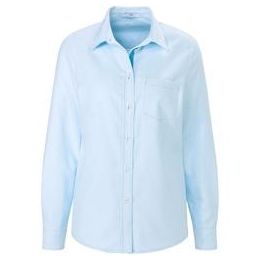 Bluse Hemdkragen Peter Hahn blau, 44