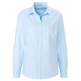 Bluse Hemdkragen Peter Hahn blau, 46