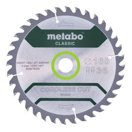 Metabo Kreissägeblatt, "cordless cut wood