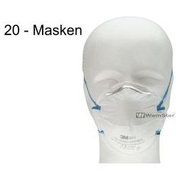 20 x 3MTM Einweg-Atemschutzmaske 8810 FFP 2 NR D