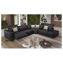 Sofanella Leder Eckgarnitur Wohnlandschaft XXL Mega Sofalandschaft Eckcouch Relaxfunktion