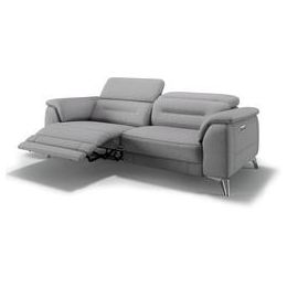 Sofanella Designsofa Stoff GANDINO Stoffsofa Couch - grau
