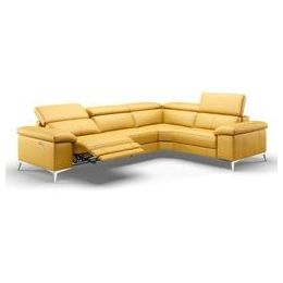 Sofanella Leder Ecksofa MILANO mit Relaxfunktion Wohnlandschaft