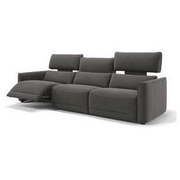 Sofanella Stoff 3-Sitzer GALA Mega Couch - grau