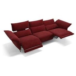 Sofanella XXL Couch CUNEO Relaxsofa Stoff Couch - rot