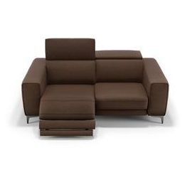 Sofanella Stoffcouch CUPELLO 2-Sitzer Sofa - Braun