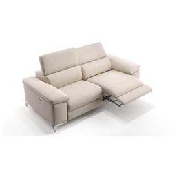 Sofanella Stoffsofa kleine Couch Garnitur VENOSA - beige