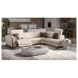 Sofanella Leder Eckcouch VIENNA mit Relax Funktion Wohnlandschaft Sofa