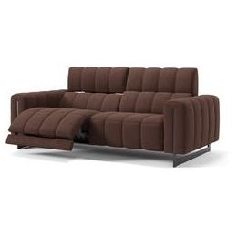 Sofanella Italienisches Sofa VENETO Couch Sofagarnitur - Braun