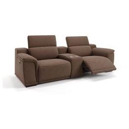 Sofanella Designer Relaxcouch MONTEFINO 2-Sitzer Kinocouch - braun