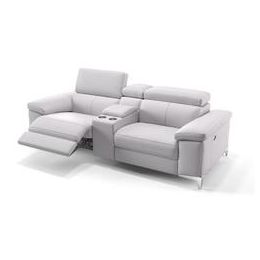 Sofanella Ledersofa XXL 2-Sitzer Kinosofa VENOSA Couch - Beige