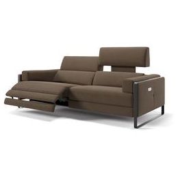 Sofanella Stoffcouch MILO 3-Sitzer Couch - braun