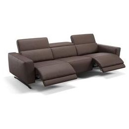 Sofanella Leder 3 Sitzer Sofa ALESSO Ledergarnitur