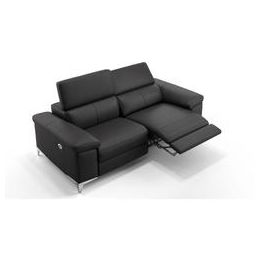 Sofanella 2Sitzer Couch 2er Sofa mit Funktion VENOSA - schwarz
