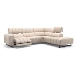 Sofanella Leder Ecksofa VENETO mit Funktion Wohnlandschaft Couch