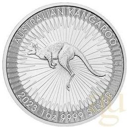1 Unze Silbermünze Australien Känguru 2023