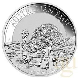 1 Unze Silbermünze Australien Emu 2023