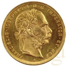 8 Florin Goldmünze Österreich (Gulden)