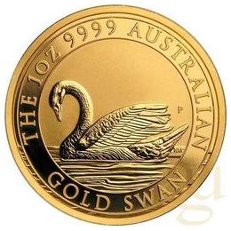 1 Unze Goldmünze Australien Schwan 2017