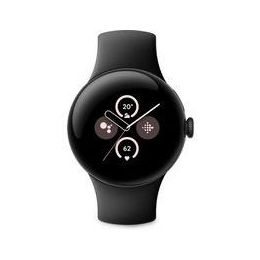 Google Pixel Watch 2 - WLAN Smartwatch - Schwarz mit Obsidian Armband