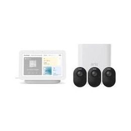 Arlo Ultra 2 Spotlight Kamera 3er Set + Google Nest Hub (2. Generation)