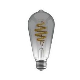 Hombli Filament Bulb CCT E27 ST64-Smokey - Silber