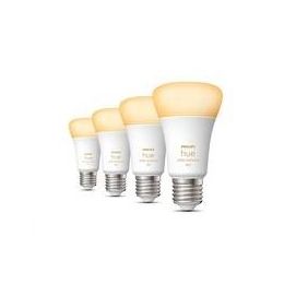 PHILIPS Hue White Ambiance E27 Viererpack 800lm - weiß