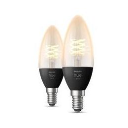 Philips Hue White E14 Kerze Doppelpack Filament 300 lm - weiß