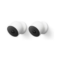 Google Nest Cam (mit Akku) 2-Pack - Sicherheitskamera außen - weiß