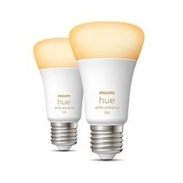 PHILIPS Hue White Ambiance E27 Doppelpack 1100lm - weiß