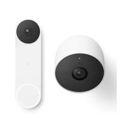Google Nest Doorbell (mit Akku) + Google Nest Cam (mit Akku)