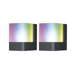 LEDVANCE SMART+ Wall Post Cube Up Wandleuchte Farbig WiFi 2er-Set