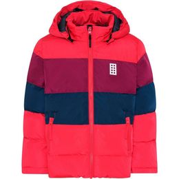 LEGO® kidswear Regenjacke mit Logo-Badges, rot