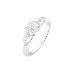 Elli Ring 'Rose' Damen Gr&ouml;&szlig;e 52 silber