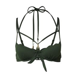 Hunkem&ouml;ller Hunkem&ouml;ller Bikinitop 'Scallop' Damen Gr&ouml;&szlig;e 65 dunkelgr&uuml;n