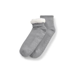 Tchibo Hausschuh-Socken - Grau - Gr.: 40/41