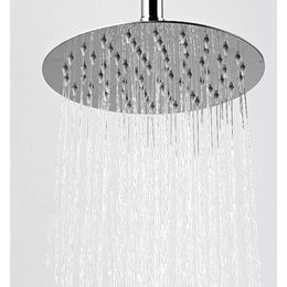 Duschkopf Kopfbrause Edelstahl Regendusche Regenbrause Wellness Brausekopf V304 30cm - Silber - VINGO