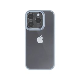 Hama Handyhülle "Cam Protect", Backcover, Apple, iPhone 15 Pro, Blau, Transparent