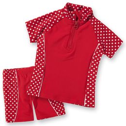 Playshoes Schwimmanzug M&auml;dchen Gr&ouml;&szlig;e 98/104 rot / wei&szlig;