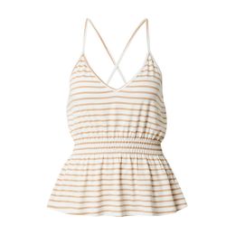 ABOUT YOU Top 'Leila' Damen Gr&ouml;&szlig;e L beige / dunkelbeige