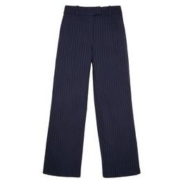 Tom Tailor Damen Lea Straight Hose, blau, Streifenmuster, Gr. 44/32