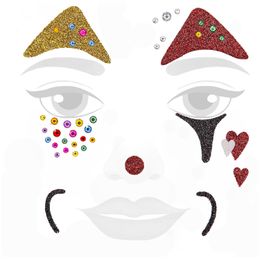 buttinette Face-Art Tattoo "Clown"