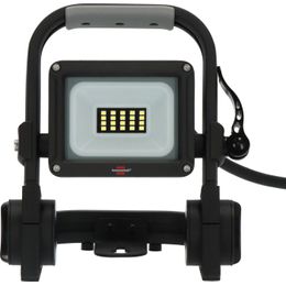 Fa.Brennenstuhl Brennenstuhl LED Baustrahler JARO 1060 M, LED fest integriert, mit Schnellspannverschluss, schwarz