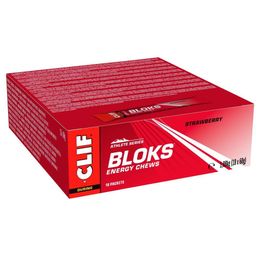 CLIF BAR Unisex Clif Shot Bloks Strawberry Karton (18 x 60g)
