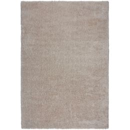 Hochflor-Teppich FLAIR RUGS "Pearl" Teppiche Gr. B/L: 160 cm x 230 cm, 70 mm, 1 St., beige (elfenbein) Schlafzimmerteppiche