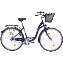 Cityrad FASHION LINE Fahrräder Gr. 48 cm, 28 Zoll (71,12 cm), blau Alle Fahrräder